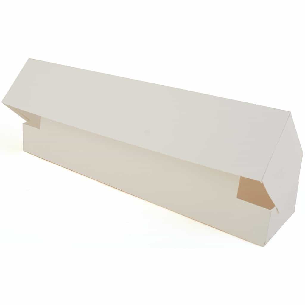 Donut Box with Window 18 x 4 x 3.5" - 200/case | Bakery Boxes
