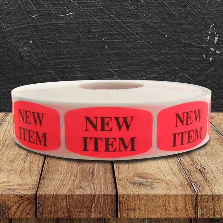 New Item Labels | 1000 stickers - Brenmarco.com