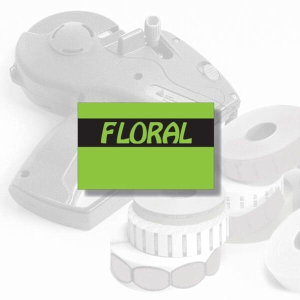 Monarch 1130 Floral Label sleeve of 25M | Brenmar