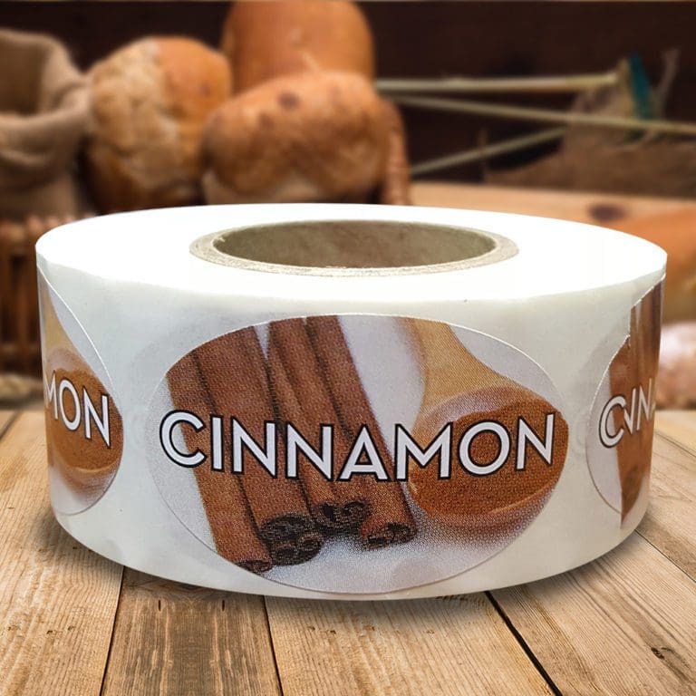 Cinnamon Labels | 500 Stickers - Brenmarco.com