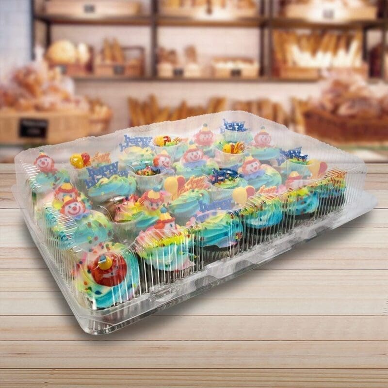 24 Count Plastic Cupcake Container | Shop Bakery Supplies