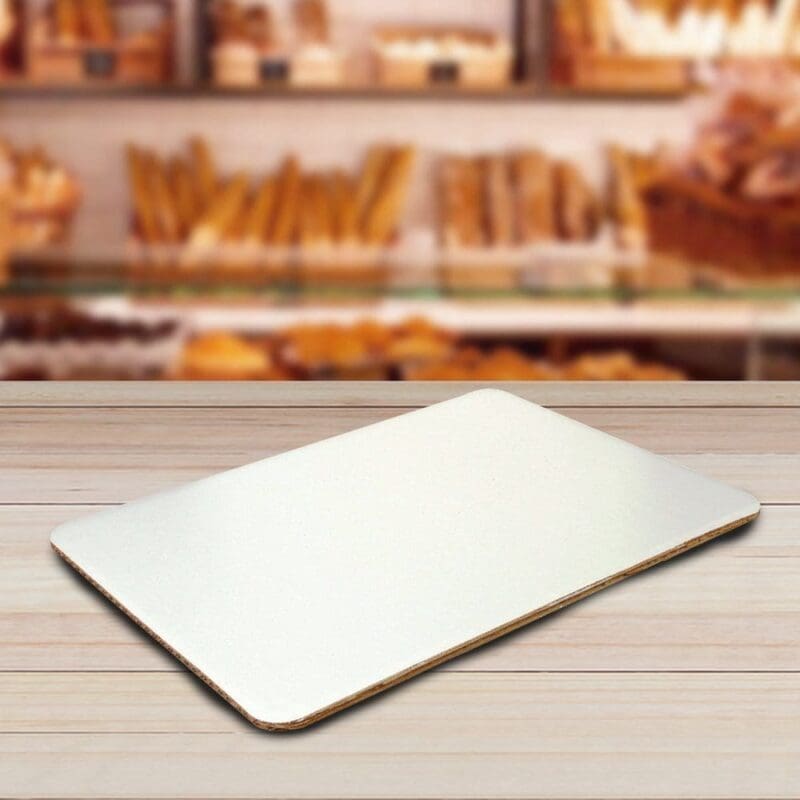 Bakery Supplies | 25 x 18 inch White Double Walled Cake Pad