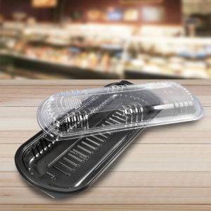 Rib Containers | Full Slab Container with Lid for Rib Packaging