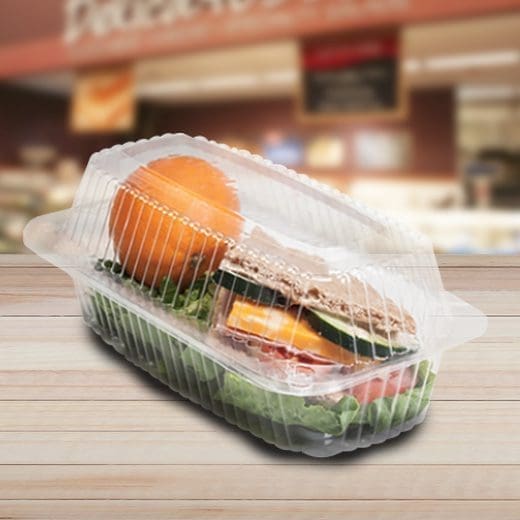 Takeout Containers | Hot Dog Plastic Clamshell 250 Pack