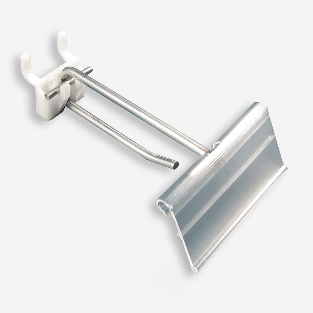 Retail Shelving Hooks | 4 inch Flip Scan Hook-Straight Entry Hook