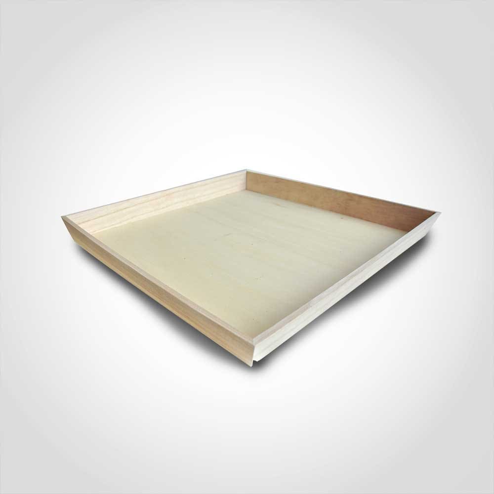 17" x 17" Extra Large Heavy Duty Wooden Tray | Catering
