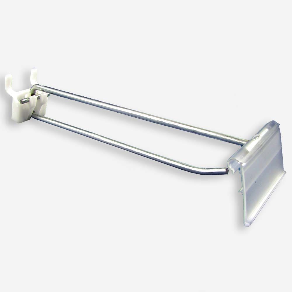 Retail Shelving Hooks | 8 inch Flip Scan Hook-Straight Entry Hook