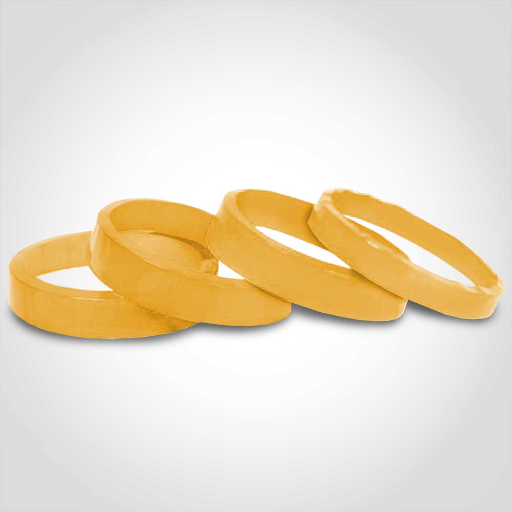 Orange Shrink Band for Deli Container 4.5" Preform - 4000/case