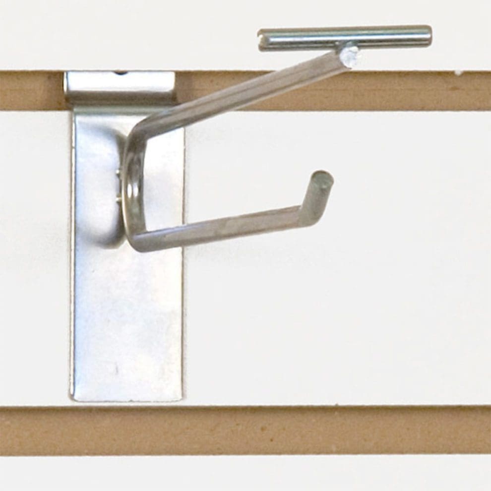 Slatwall Scanner Hook 8"-Zinc Finish - 100 PK |Brenmarco.com