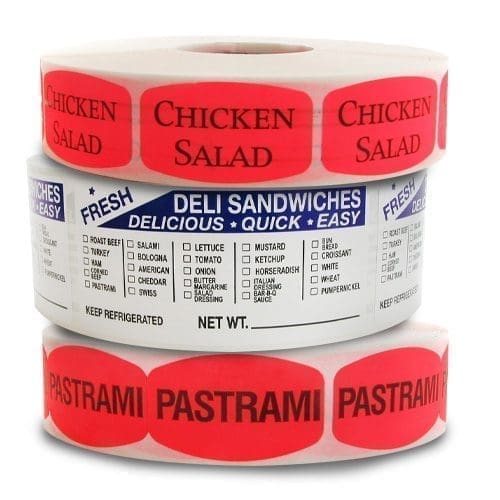 Deli labels and Sandwich Labels - Brenmarco.com