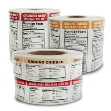 Meat Labels and Stickers for butcher meat products - Brenmar