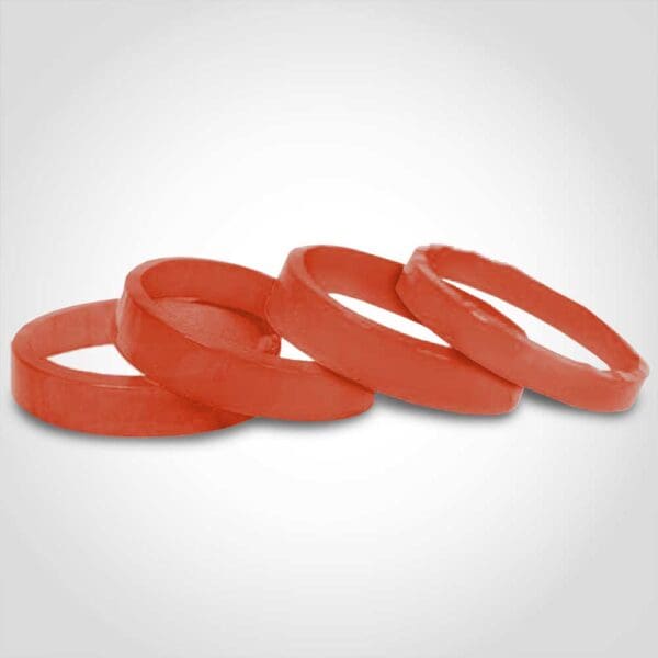 Shrink Bands for Food Containers | Shrink Bands 4.5 inch Red