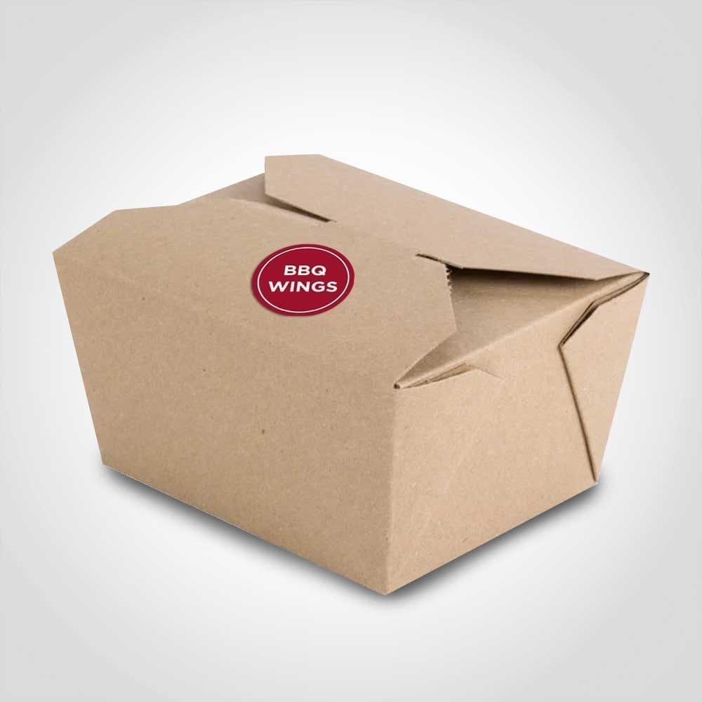 BBQ Wings Labels - 1000 stickers | Deli Labels