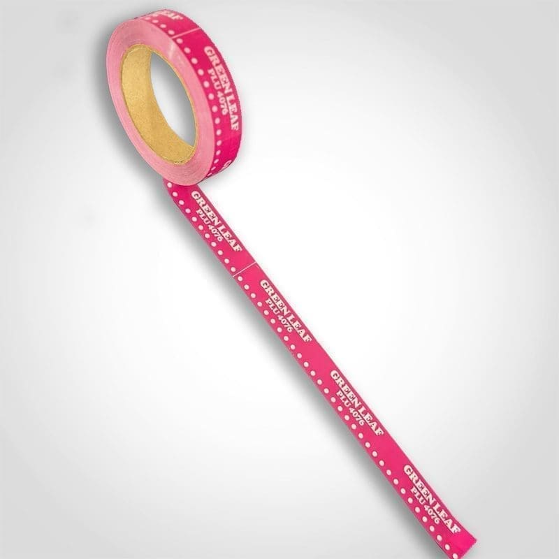 Green Leaf Lettuce Tape PLU 4076 | Produce Tape