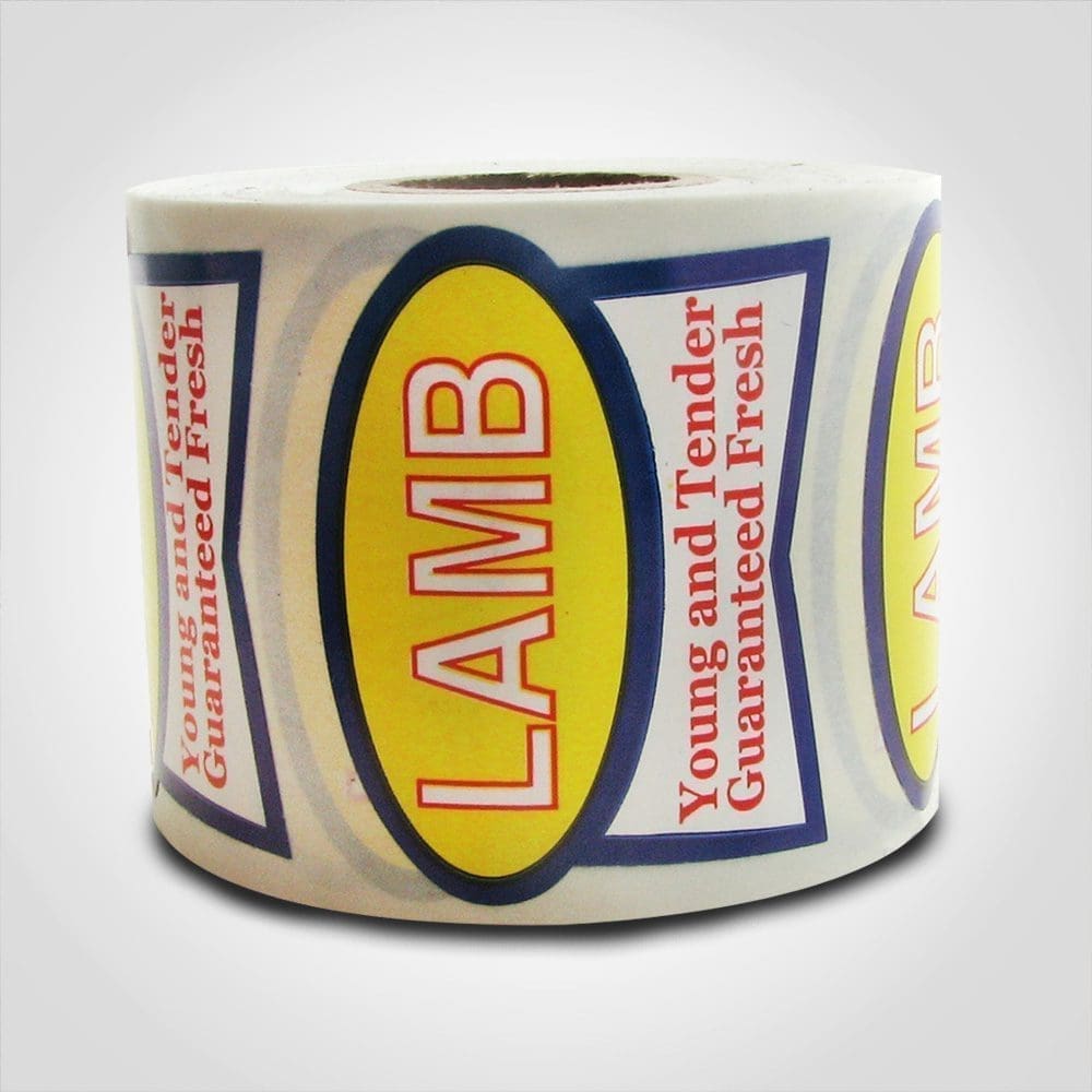 Lamb Label, Butcher Sticker - 500/roll