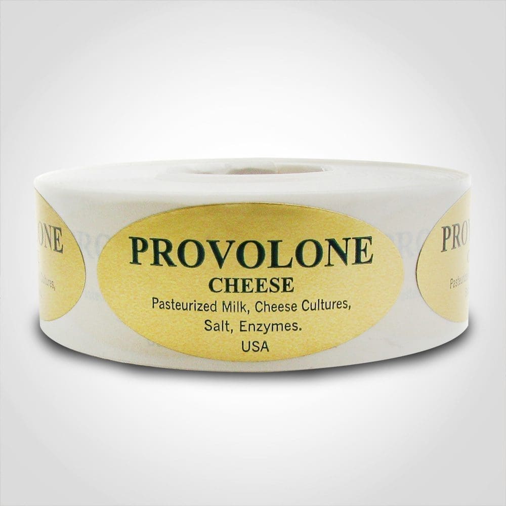 Provolone Cheese Labels - 500 Stickers | Deli Labels