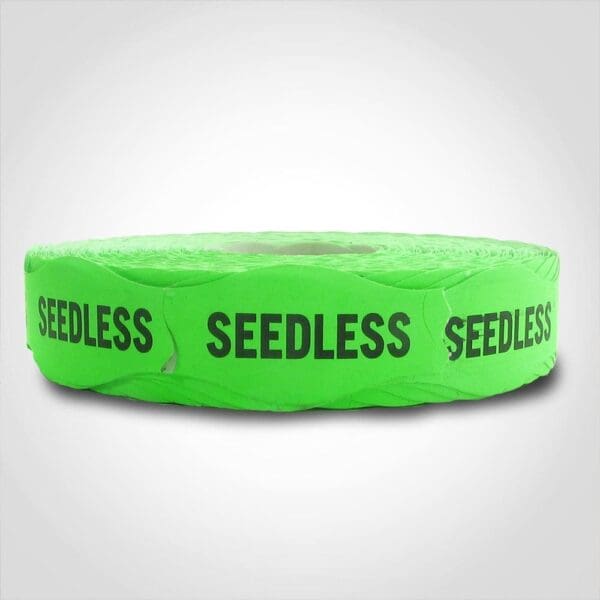 Seedless Labels | 1000 stickers - Brenmarco.com