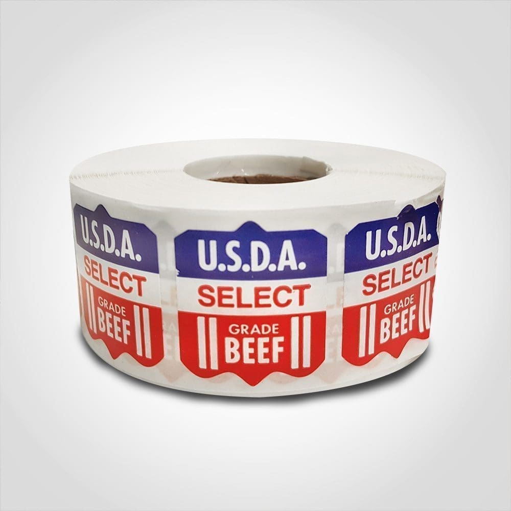 USDA Select Grade Beef Label - 1000 Stickers | Meat Labels
