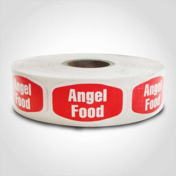 Angel Food Label, Bakery Flavor Sticker - 1000/roll