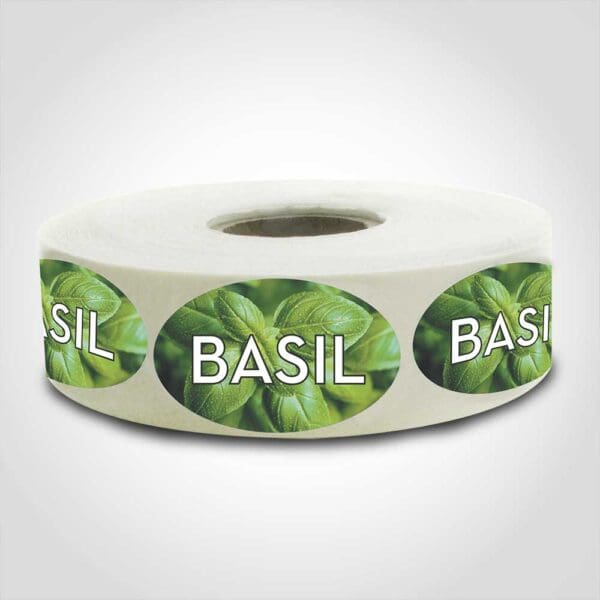 Basil Labels | 1000 Stickers - Brenmarco.com