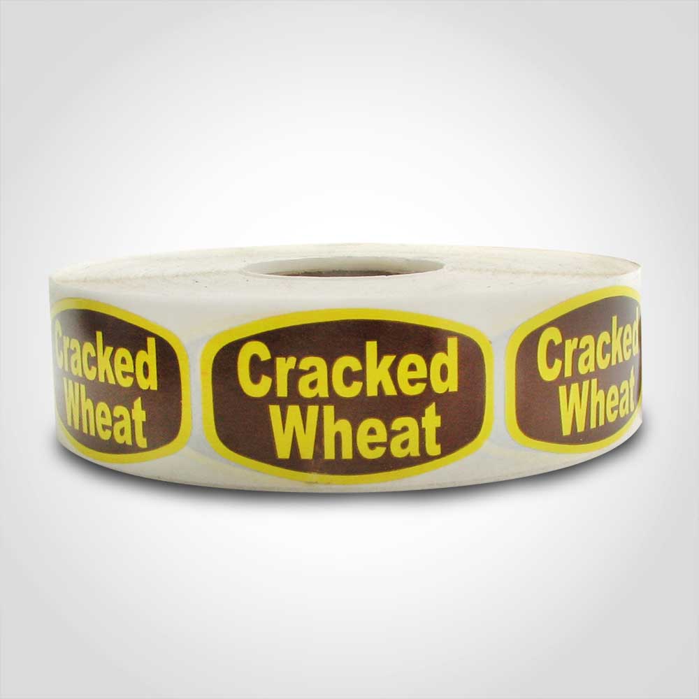 Cracked Wheat Label - 1000 Stickers | Bakery Labels