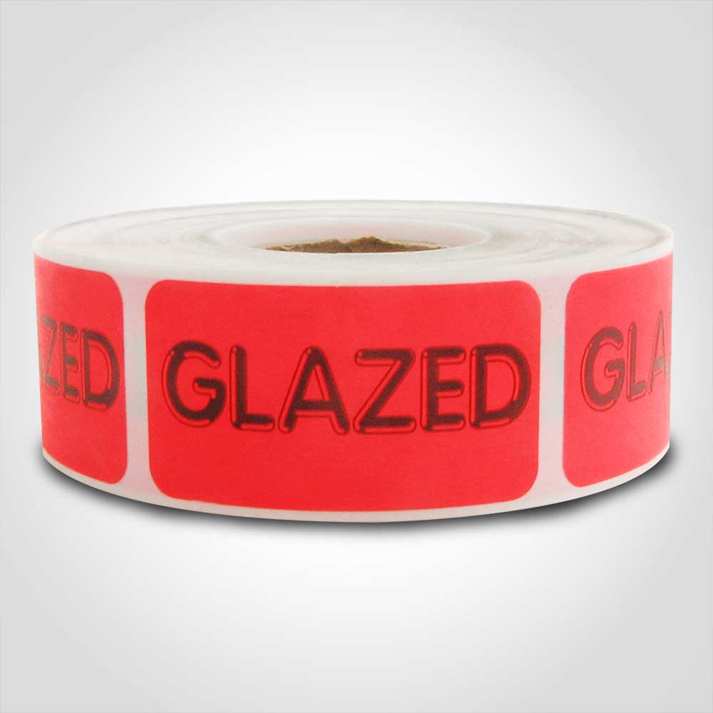 Glazed Flavor Label - 500 Stickers | Bakery Labels
