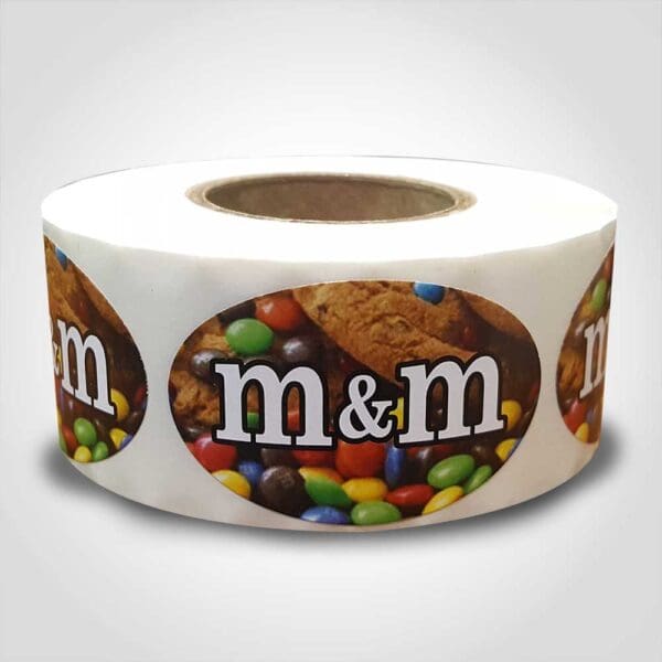 M & M, Bakery Flavor Sticker Label - 500/roll