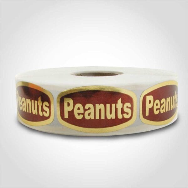 Peanuts Label, Bakery Flavor Sticker - 1000/roll