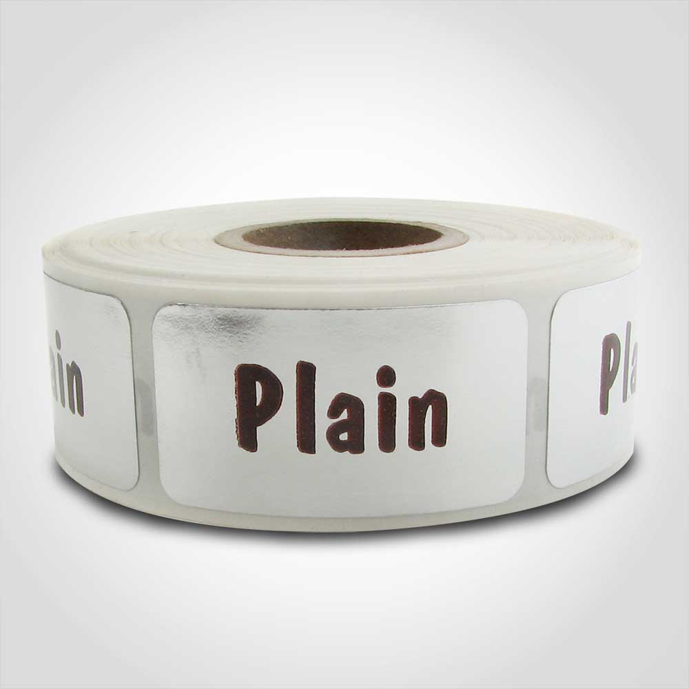 Plain Label - 500 Stickers | Bakery Labels
