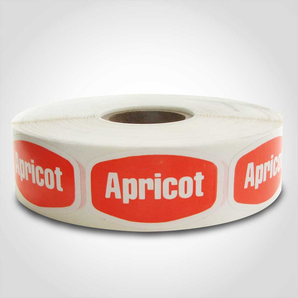 Apricot Label - 1000 Stickers | Bakery Labels
