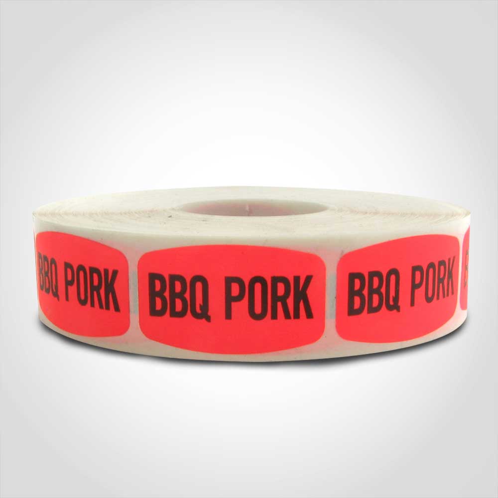 BBQ Pork Label - 1000 Stickers | Butcher Labels
