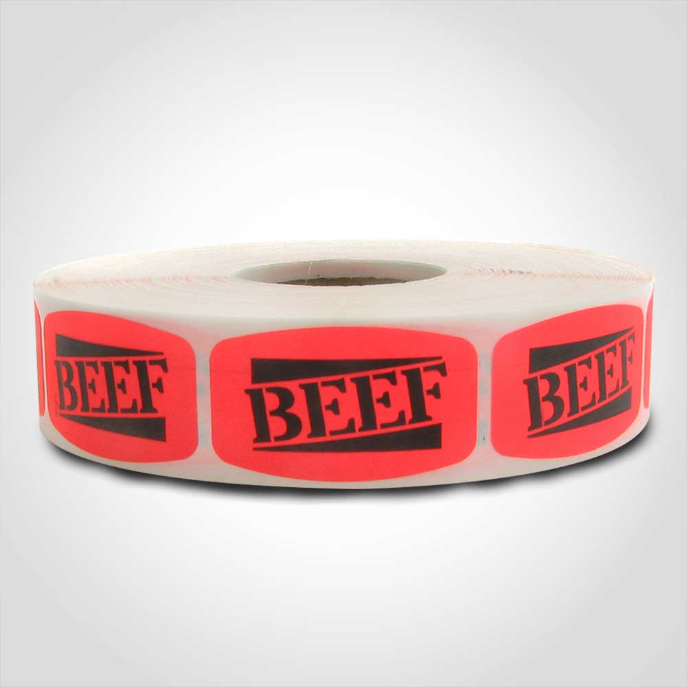 Beef Labels - 1000 Stickers | Meat Identification Label