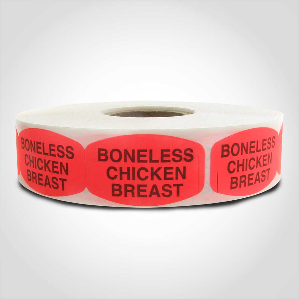 Boneless Chicken Breast Label - 1000 Stickers | Butcher Labels