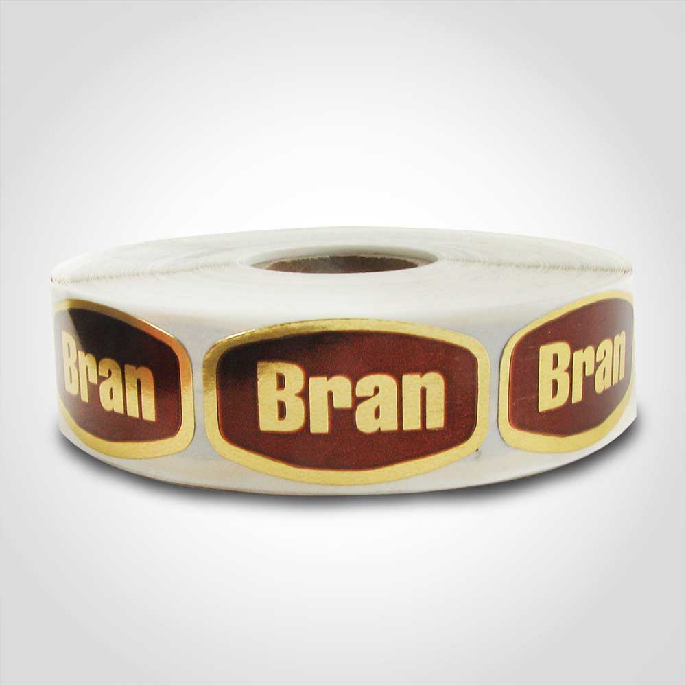 Bran Label - 1000 Stickers | Bakery Labels
