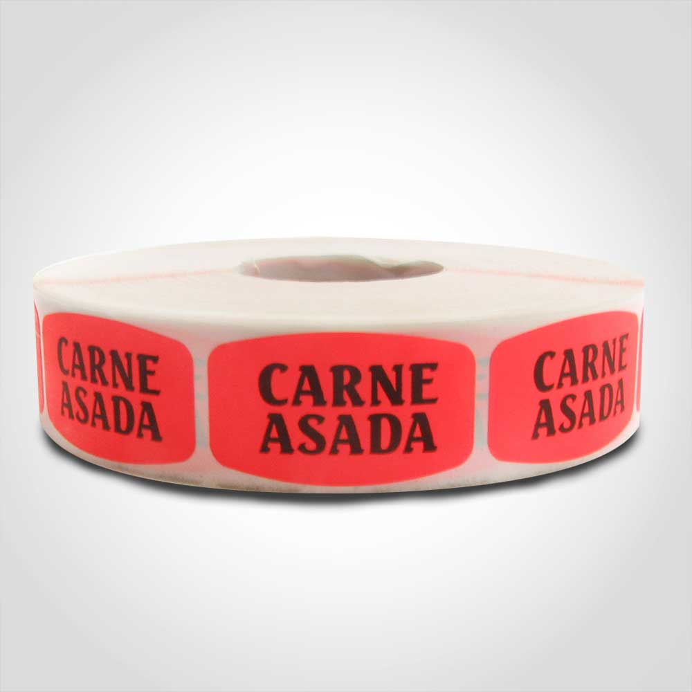 Carne Asada Label - 1000 Stickers | Butcher Labels