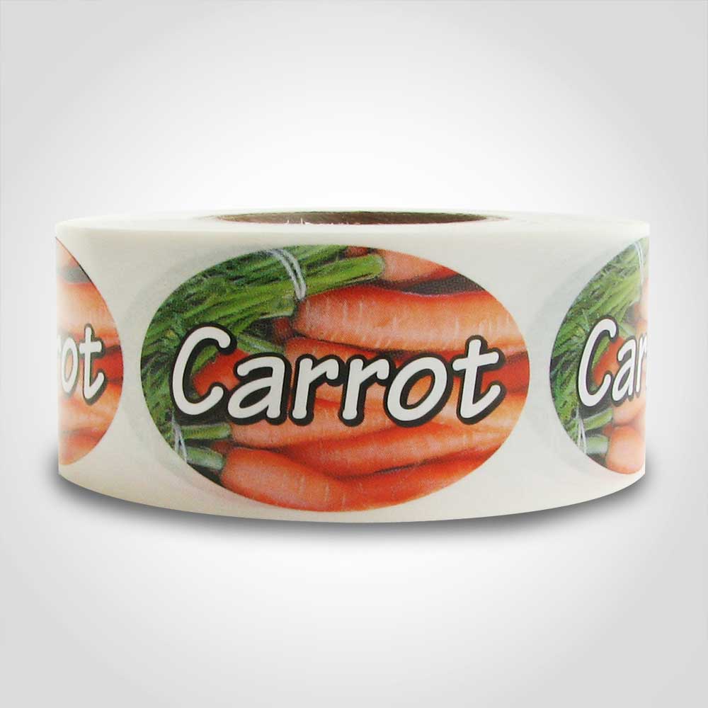 Carrot Cake Label – 500 Bakery Stickers for Dessert Packaging
