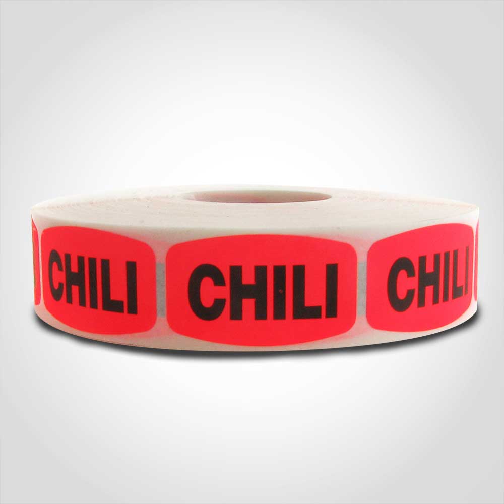 Chili Label - 1000 Stickers | Deli Labels