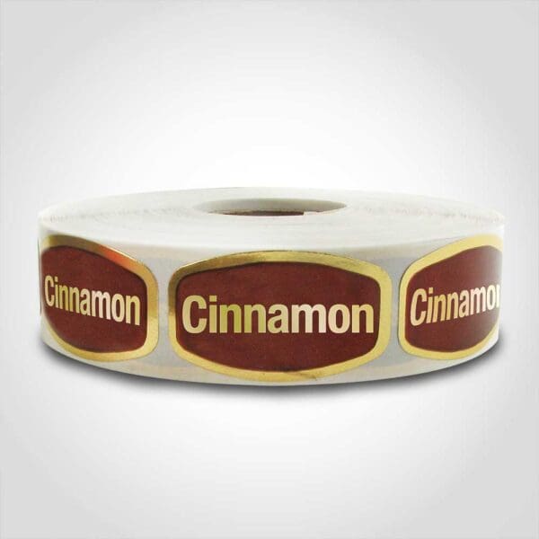 Cinnamon Label, Bakery Flavor Sticker - 1000/roll