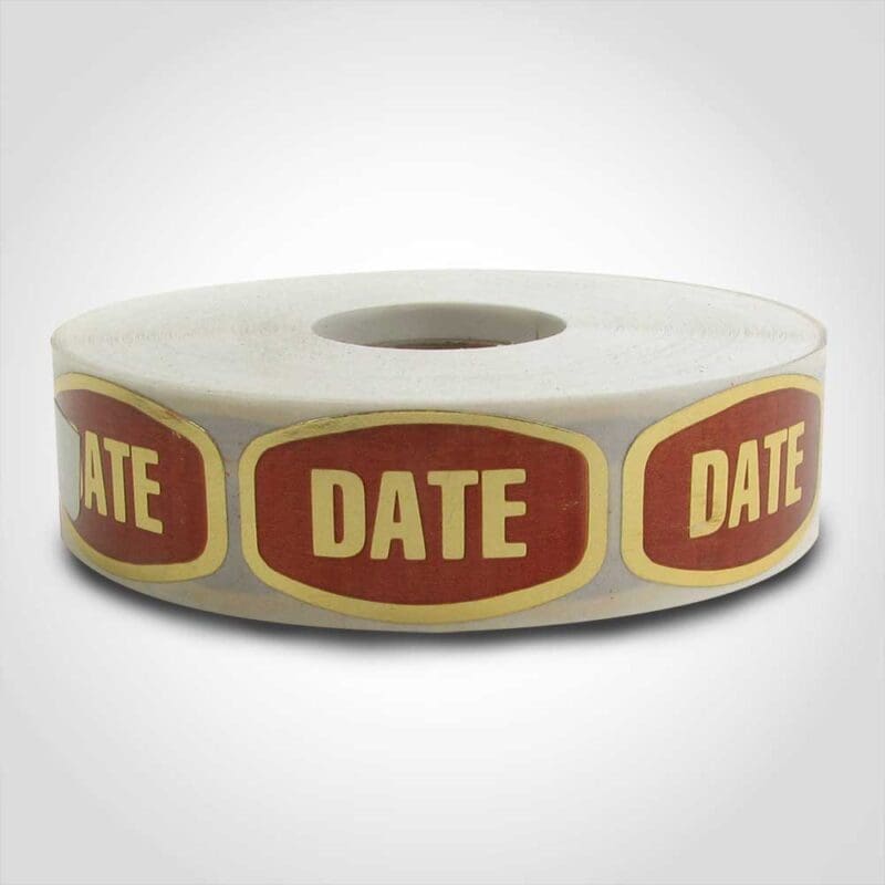 Date Labels | 1000 Stickers - Brenmarco.com