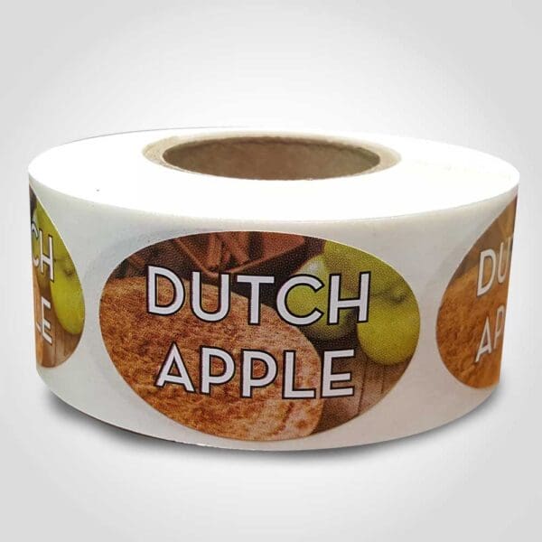 Dutch Apple Label, Bakery Pie Sticker - 500/roll