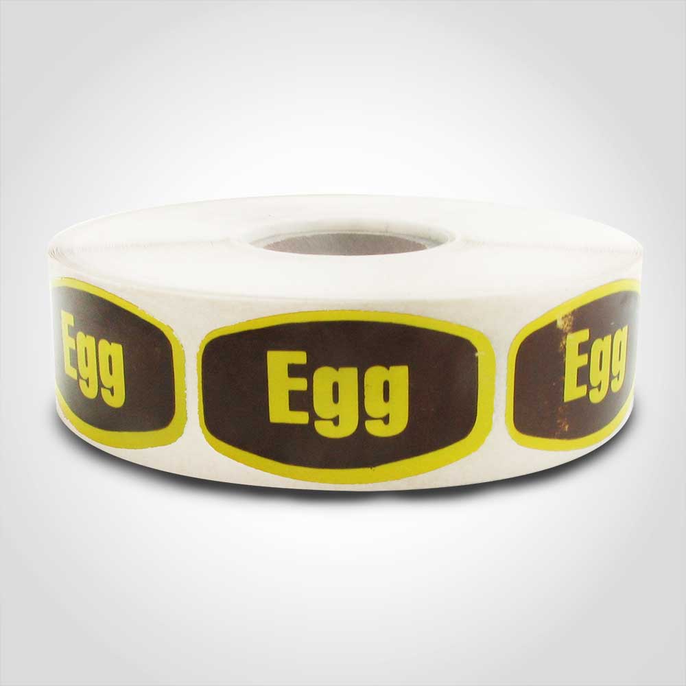 Egg Labels - 1000 Stickers | Deli Labels
