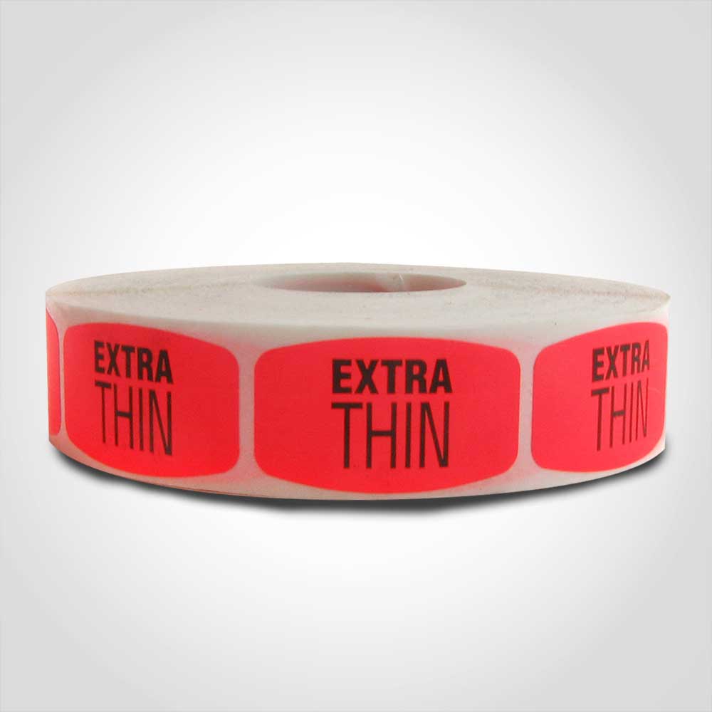 Extra Thin Labels - 1000 Stickers | Merchandising Labels