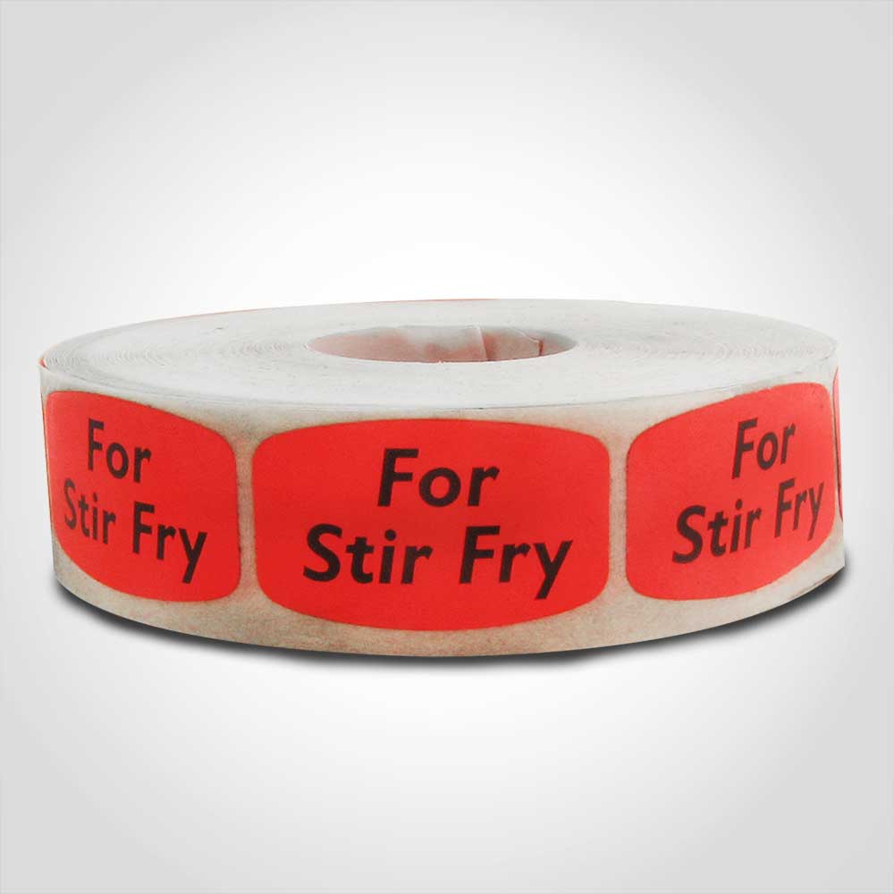 For Stir Fry Label - 1000 Stickers | Butcher Labels