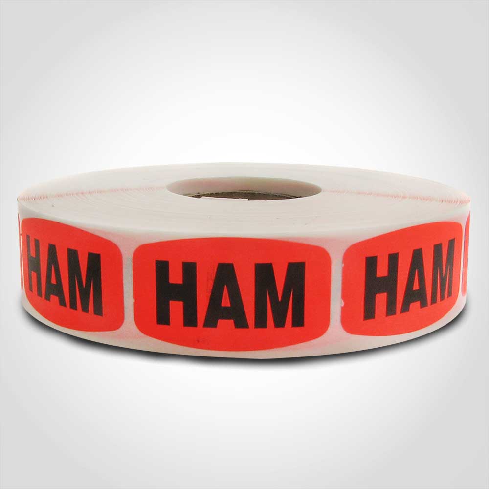 Ham Label - 1000 Stickers | Deli Labels
