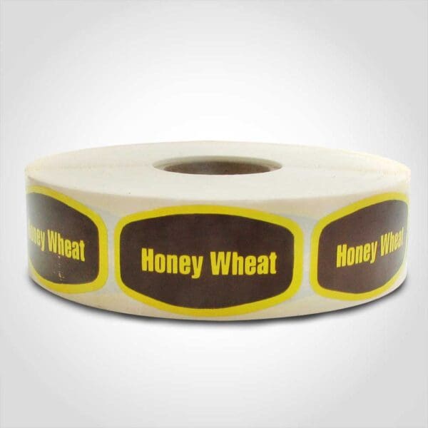 Honey Wheat Labels | 1000 Stickers - Brenmarco.com