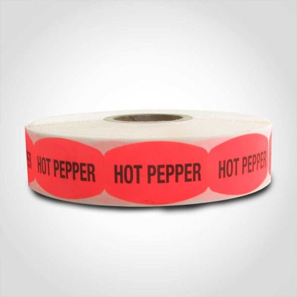 Hot Pepper Labels | 1000 Stickers - Brenmarco.com