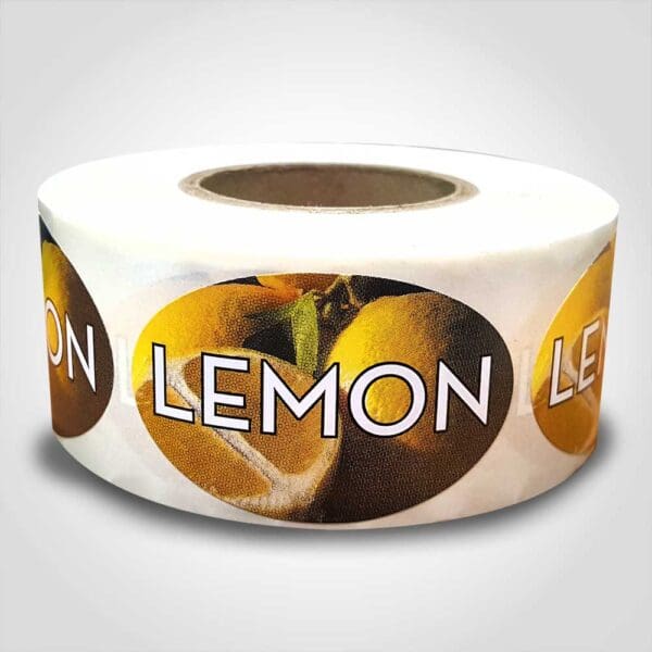 Lemon Label, Bakery Flavor Sticker - 500/roll