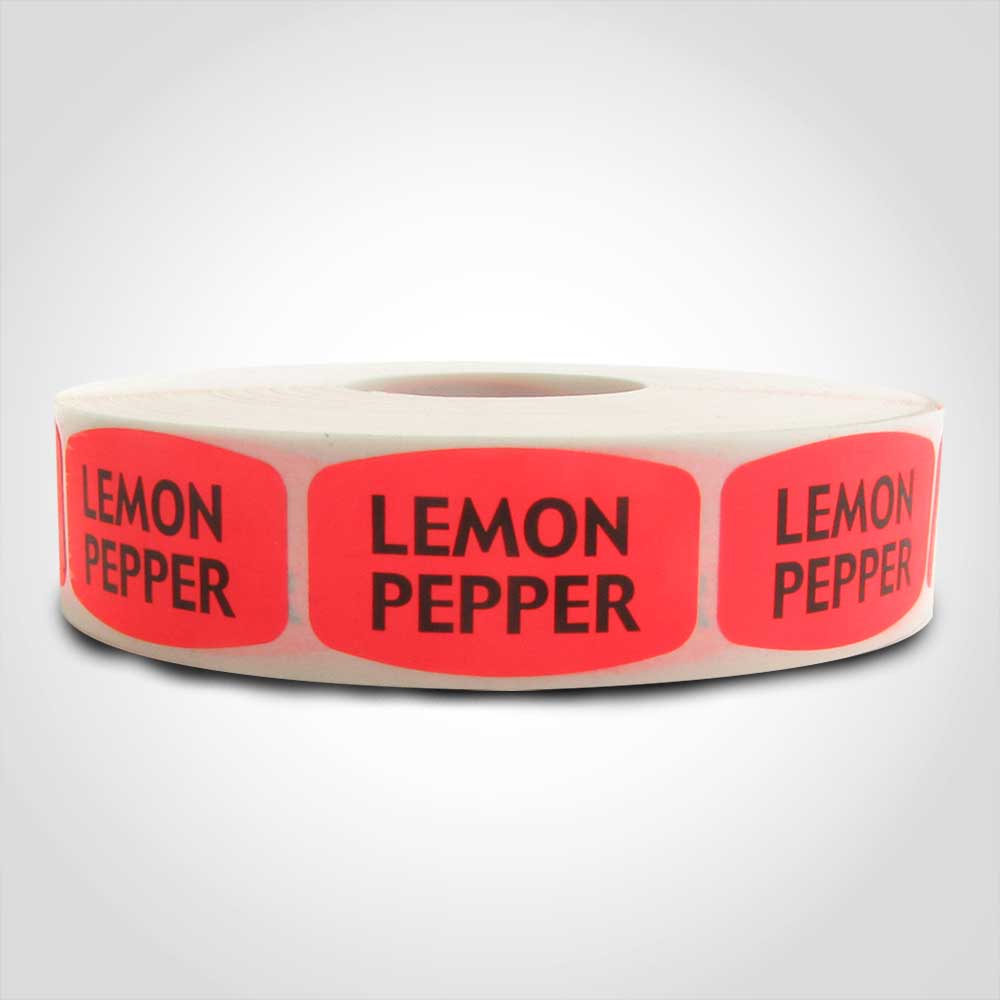 Lemon Pepper Label - 1000 Stickers | Butcher Labels