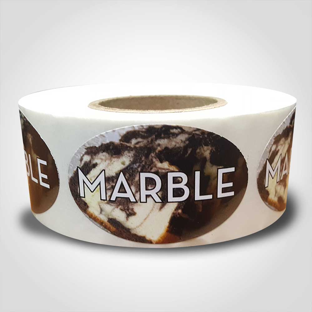 Marble Label - 500 Stickers | Bakery Labels