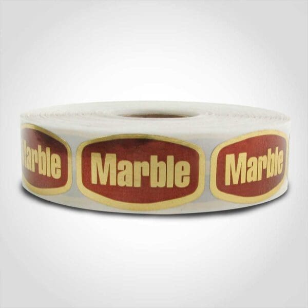 Marble Label, Bakery Flavor Sticker - 1000/roll